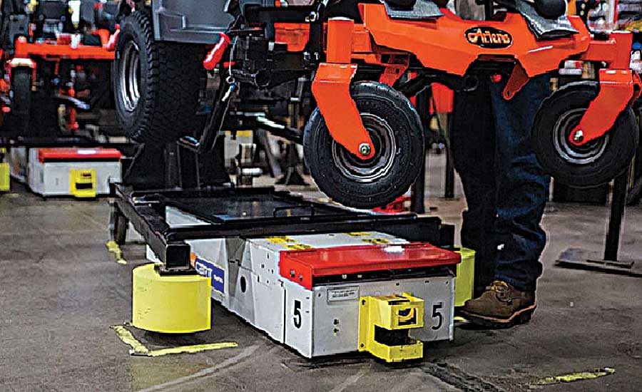Automatic Guided Carts Boost Productivity at Ariens | 2017-12-11 ...