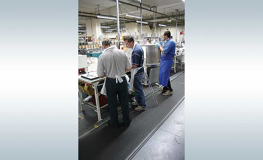 Anti-Fatigue Mats Keep Workers on Their Feet | 2018-10-09 | ASSEMBLY