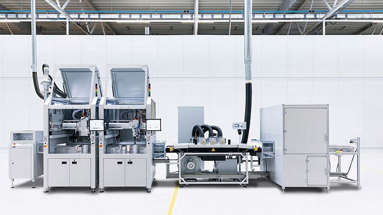 Automated Line Assembles Battery Sensors for EVs | ASSEMBLY